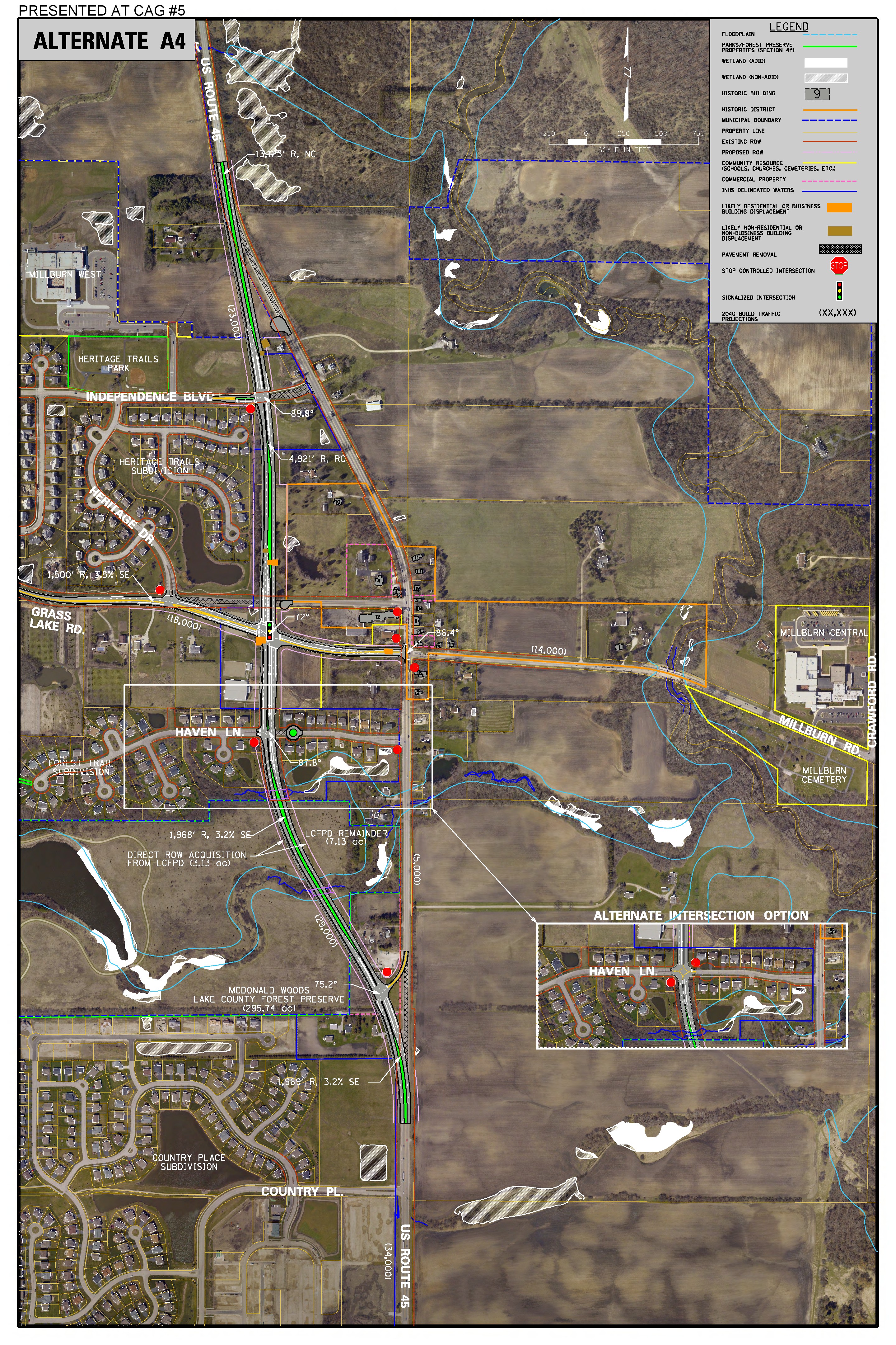 U.S. Route 45 - IL 132 to IL 173 and Millburn Bypass Phase I Study Lake ...
